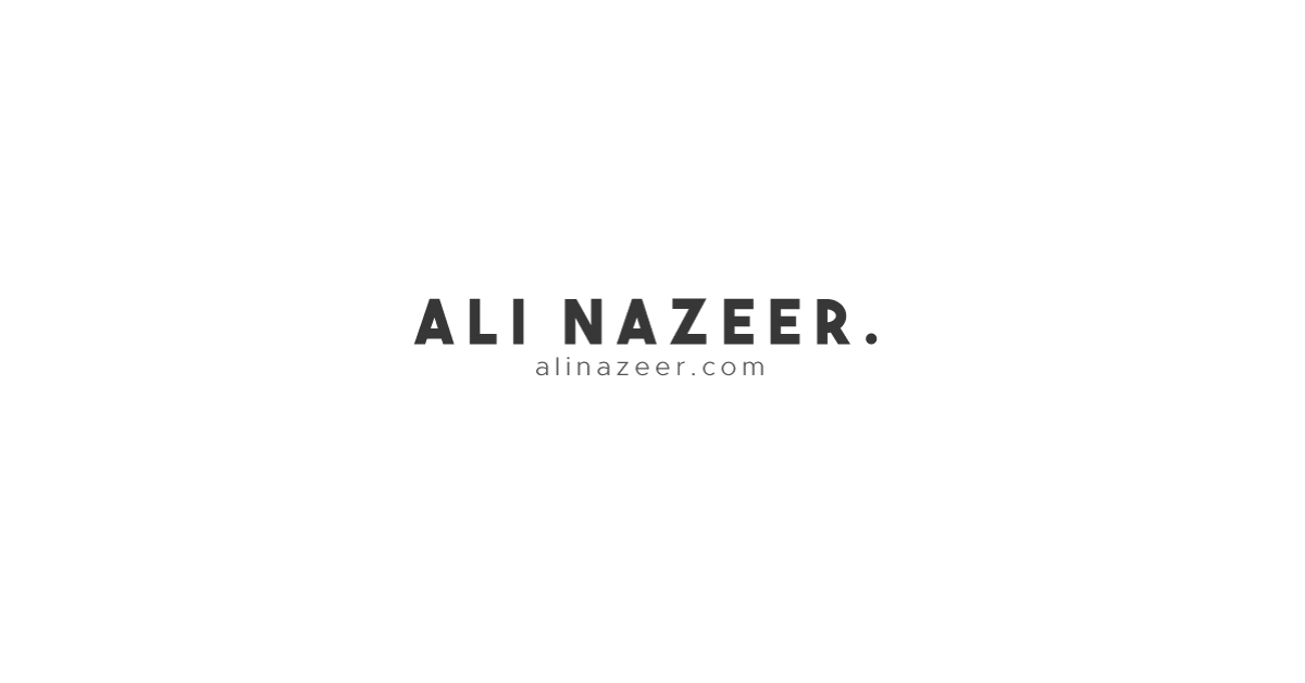 Ali Nazeer | My Mind